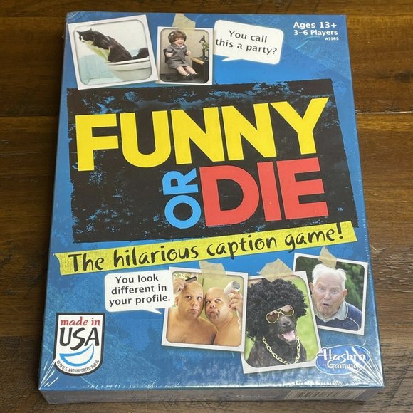 Toys | Funny Or Die The Hilarious Caption Board Party Game Hasbro ...